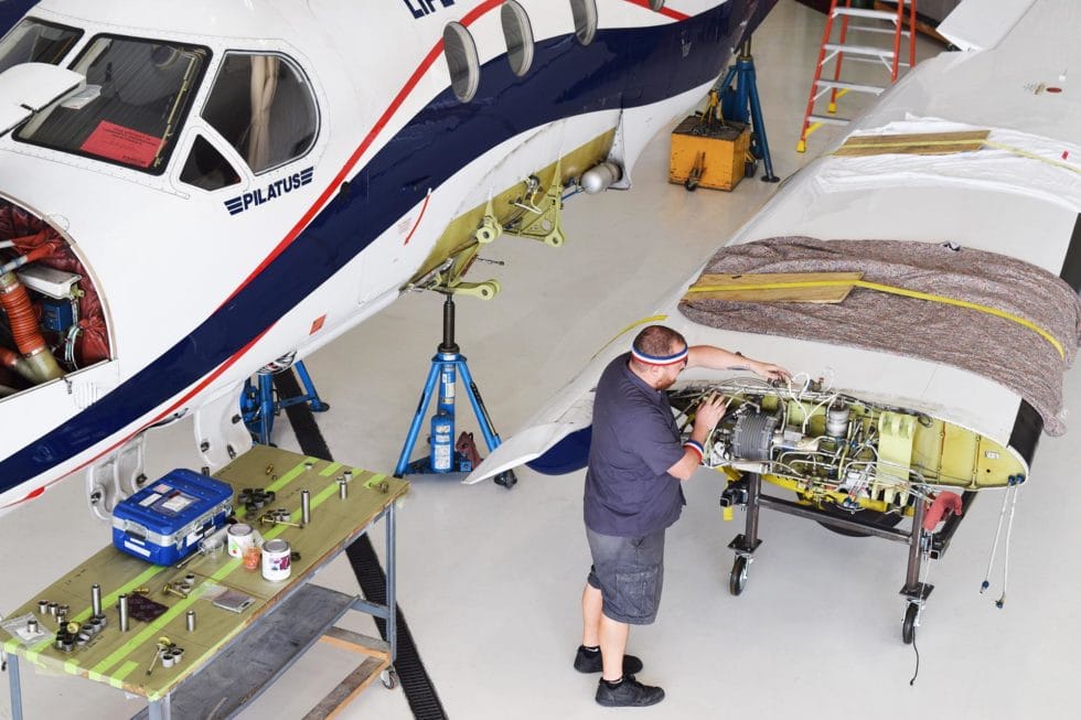 Aircraft Maintenance | Pilatus Service Center - EAS | FJC | PJC