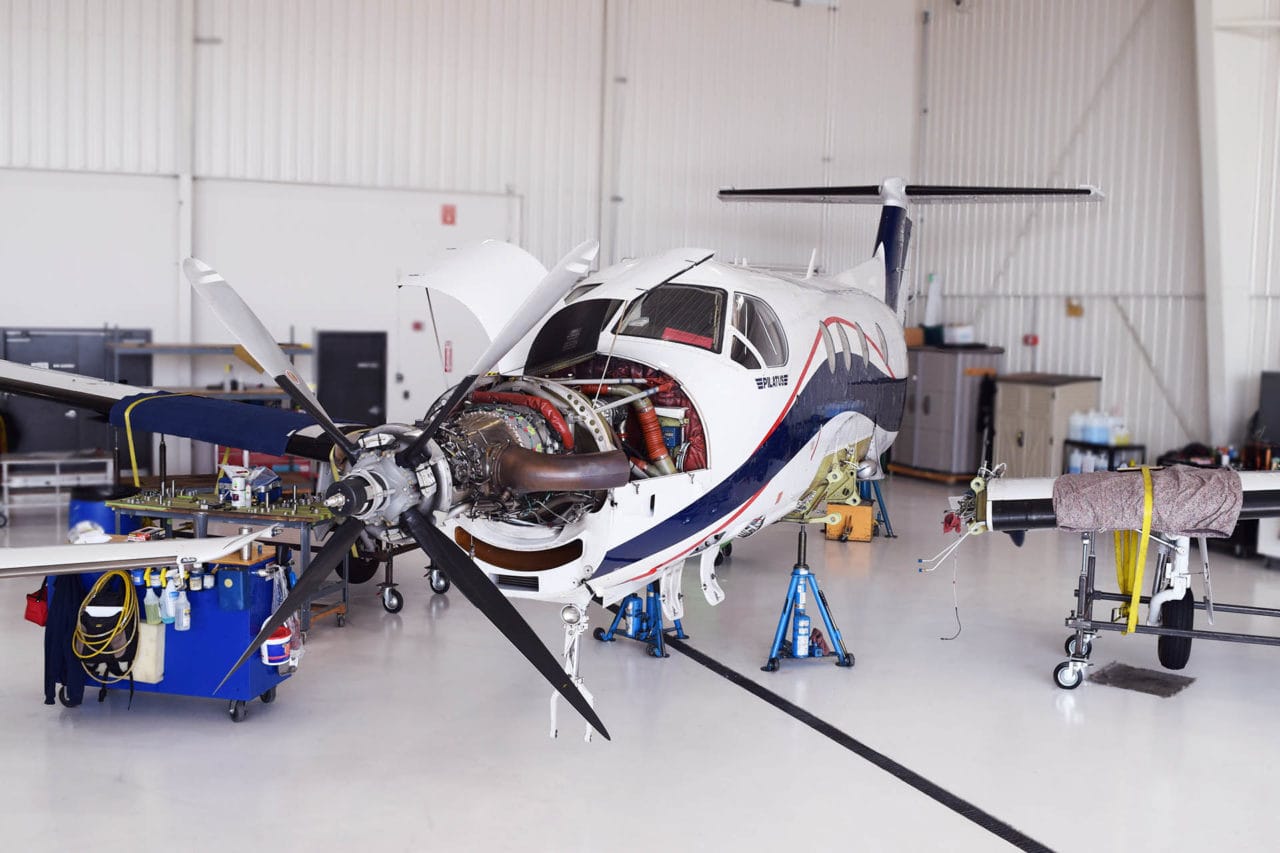 Aircraft Maintenance | Pilatus Service Center - EAS | FJC | PJC
